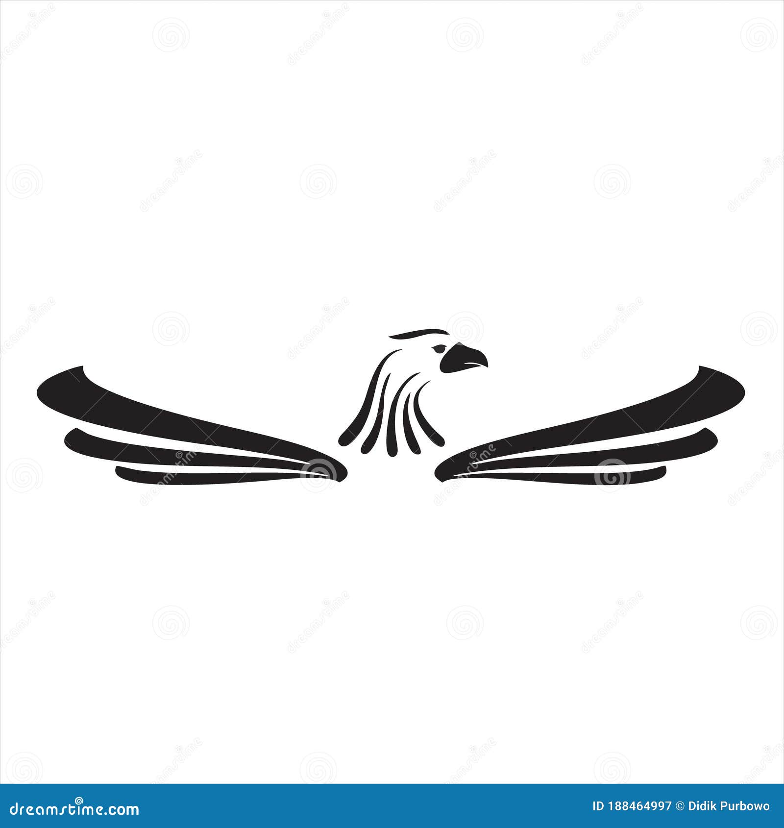 Hawk Bird Icon Isolated on White Background. Hawk Bird Icon in Trendy ...