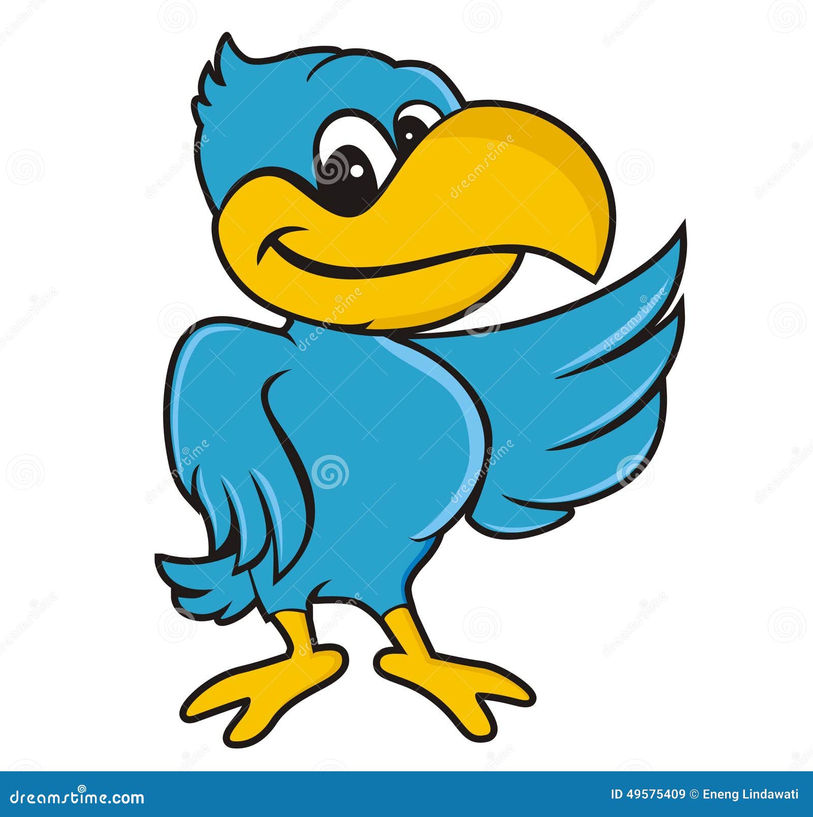 HAWK CARTOON stock illustration. Illustration of animal - 49575409