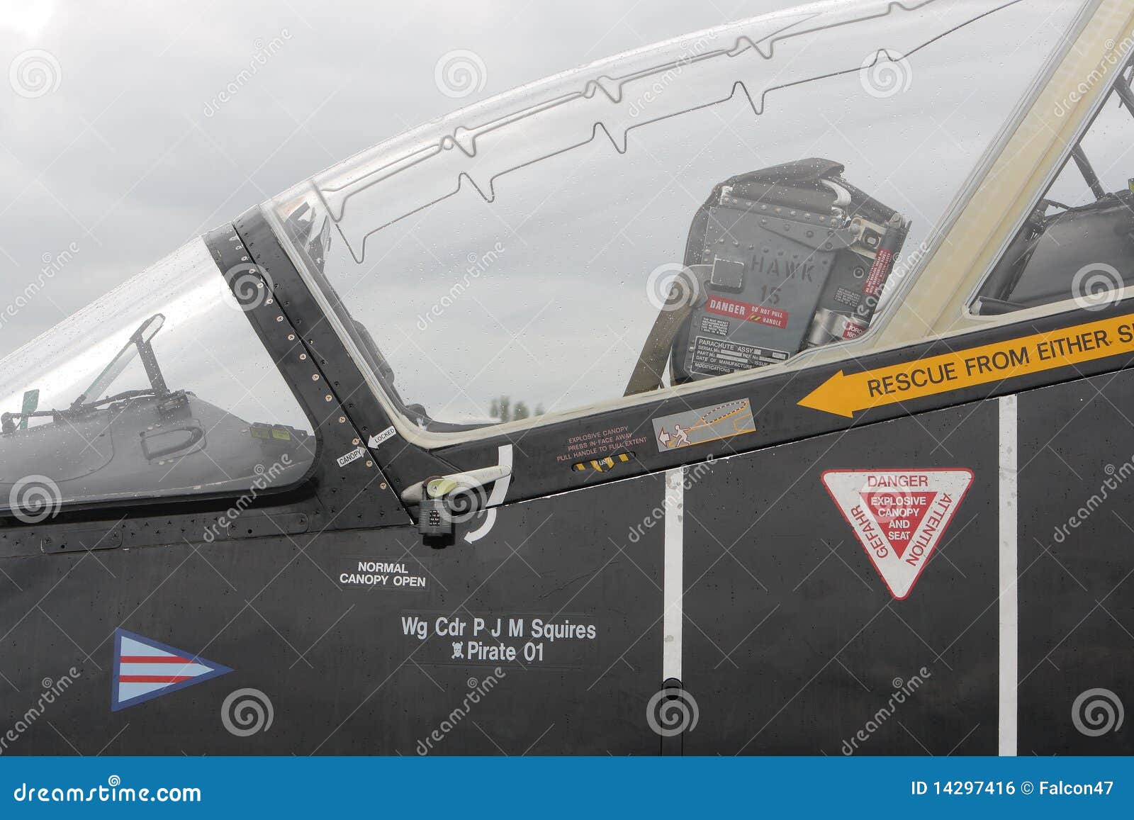 Hawk Cockpit stock photo. Image of runway, pilot, windscreen - 14297416