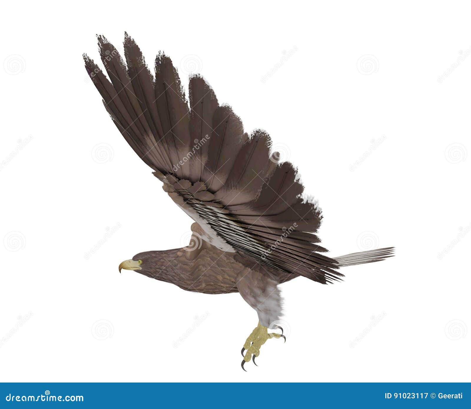Hawk Flying Sprite Cartoon Vector | CartoonDealer.com #54924577