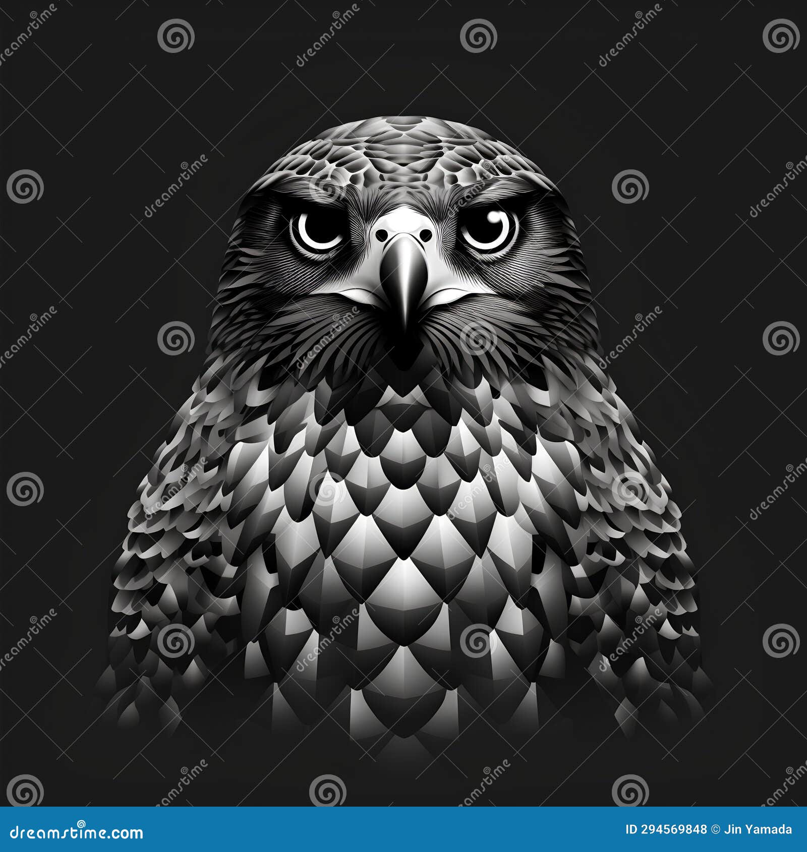 Northern Goshawk Royalty-Free Cartoon | CartoonDealer.com #294991250
