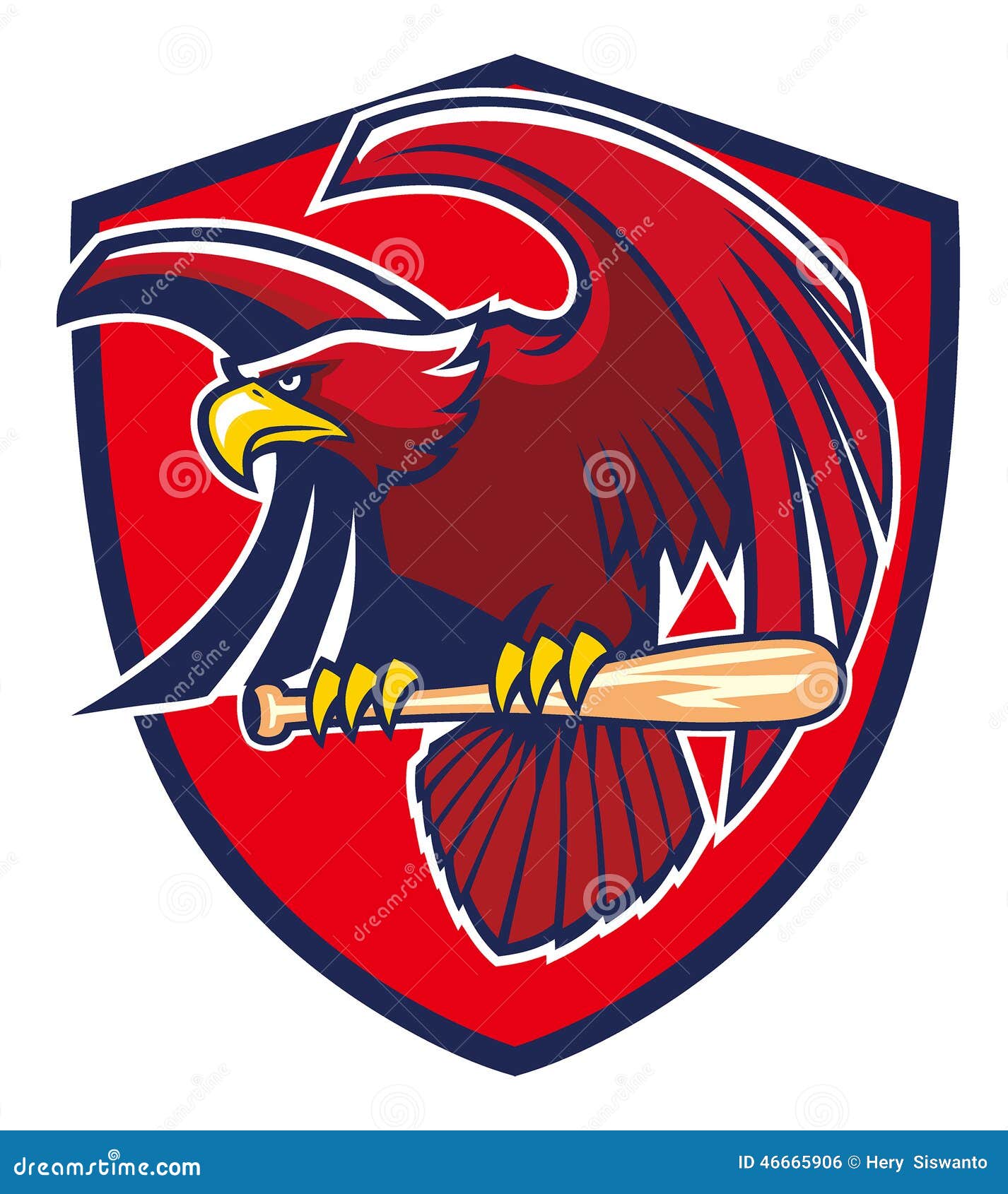 Hawks Baseball Logo