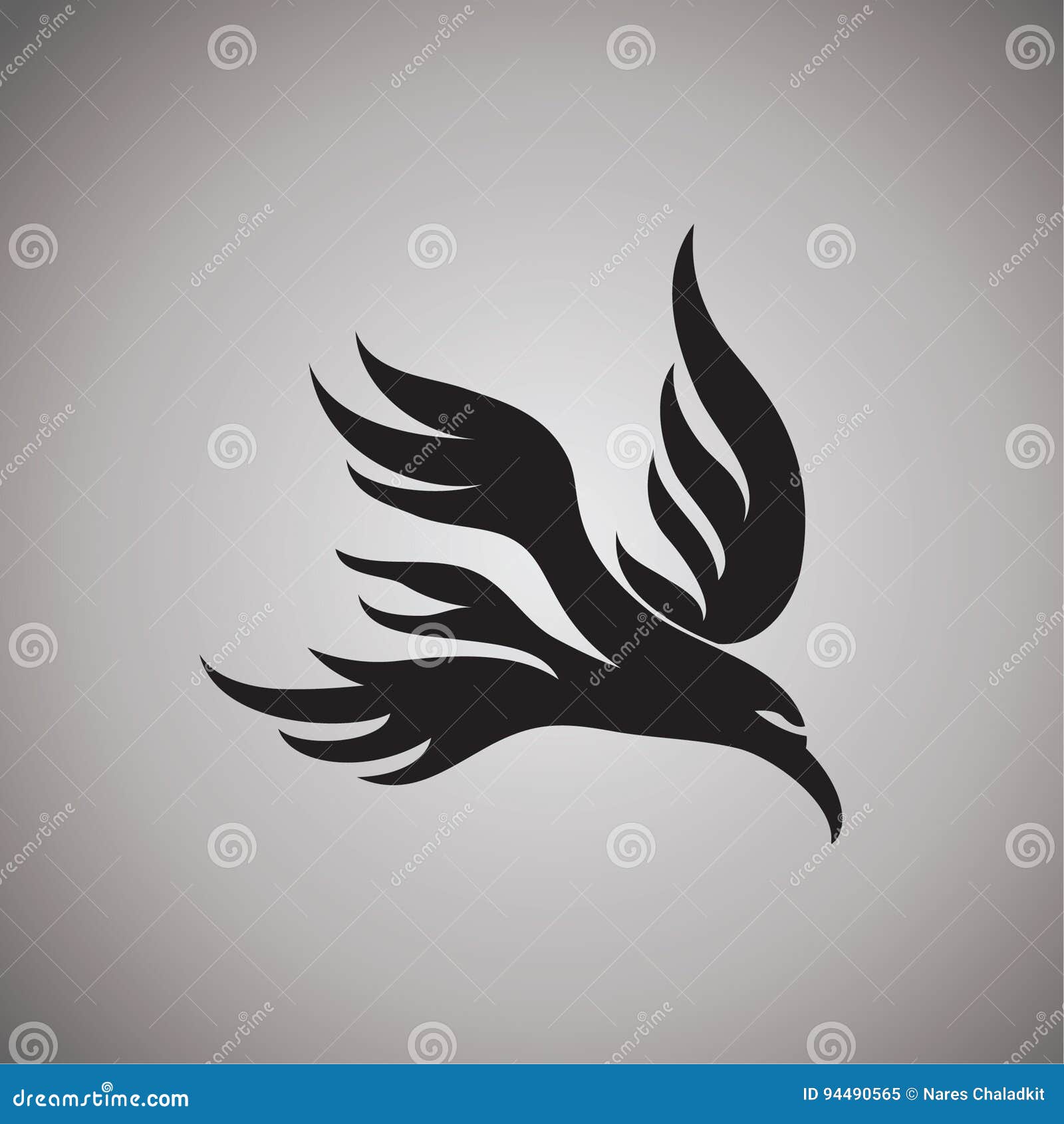Hawk Ideas Design Illustration Stock Illustration - Illustration of ...