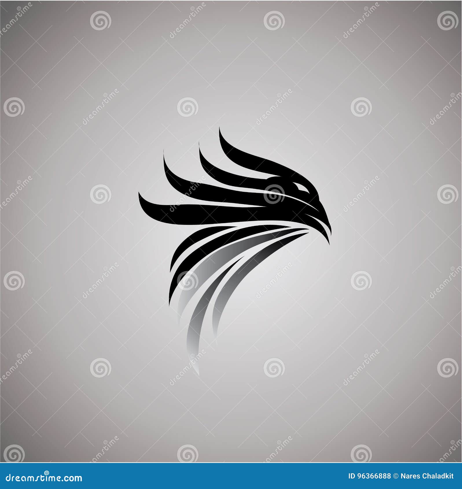 Hawk Ideas Design Illustration Graphic Background Stock Illustration ...