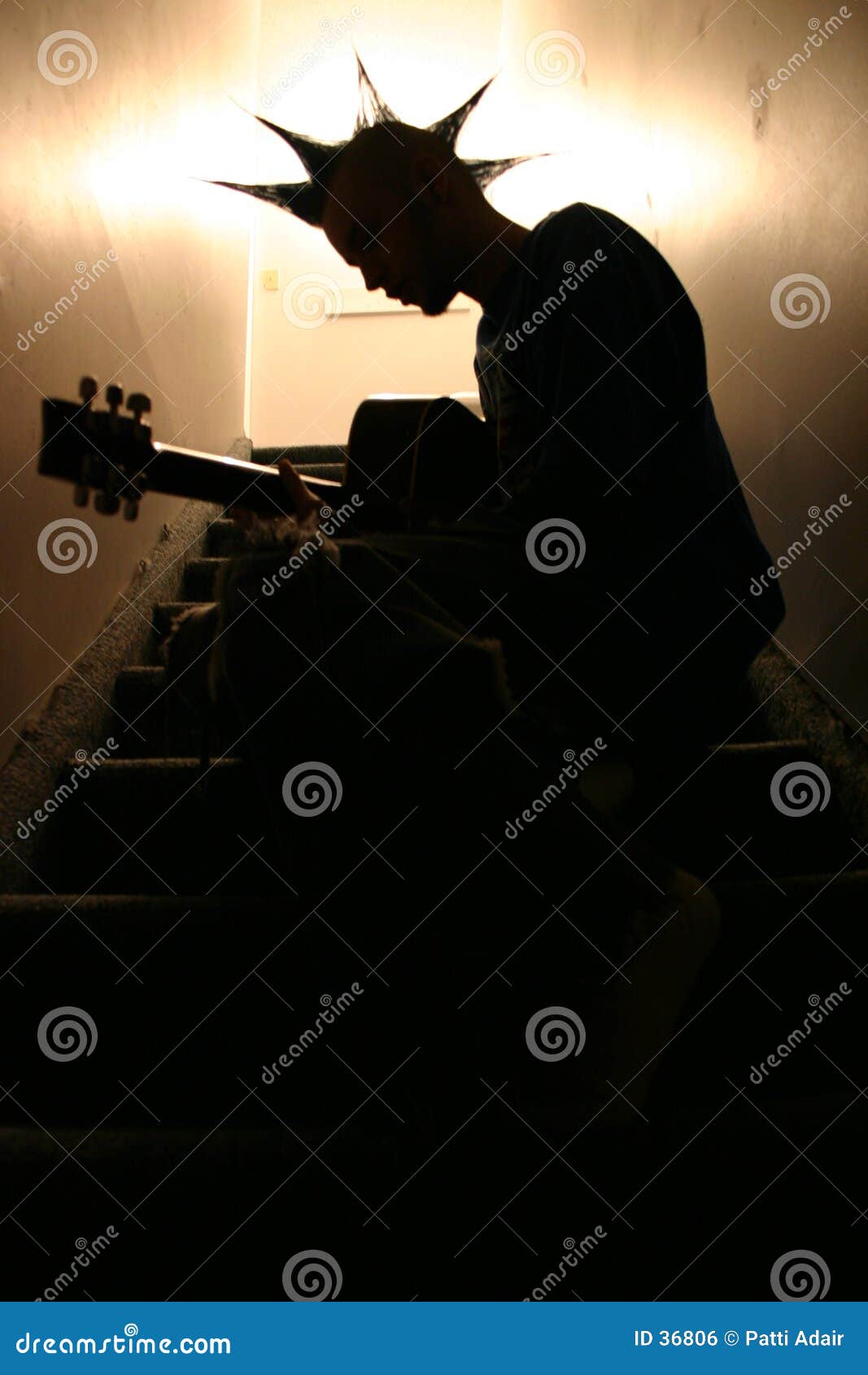 Hawk II stock photo. Image of punk, happiness, music, mohawk - 36806