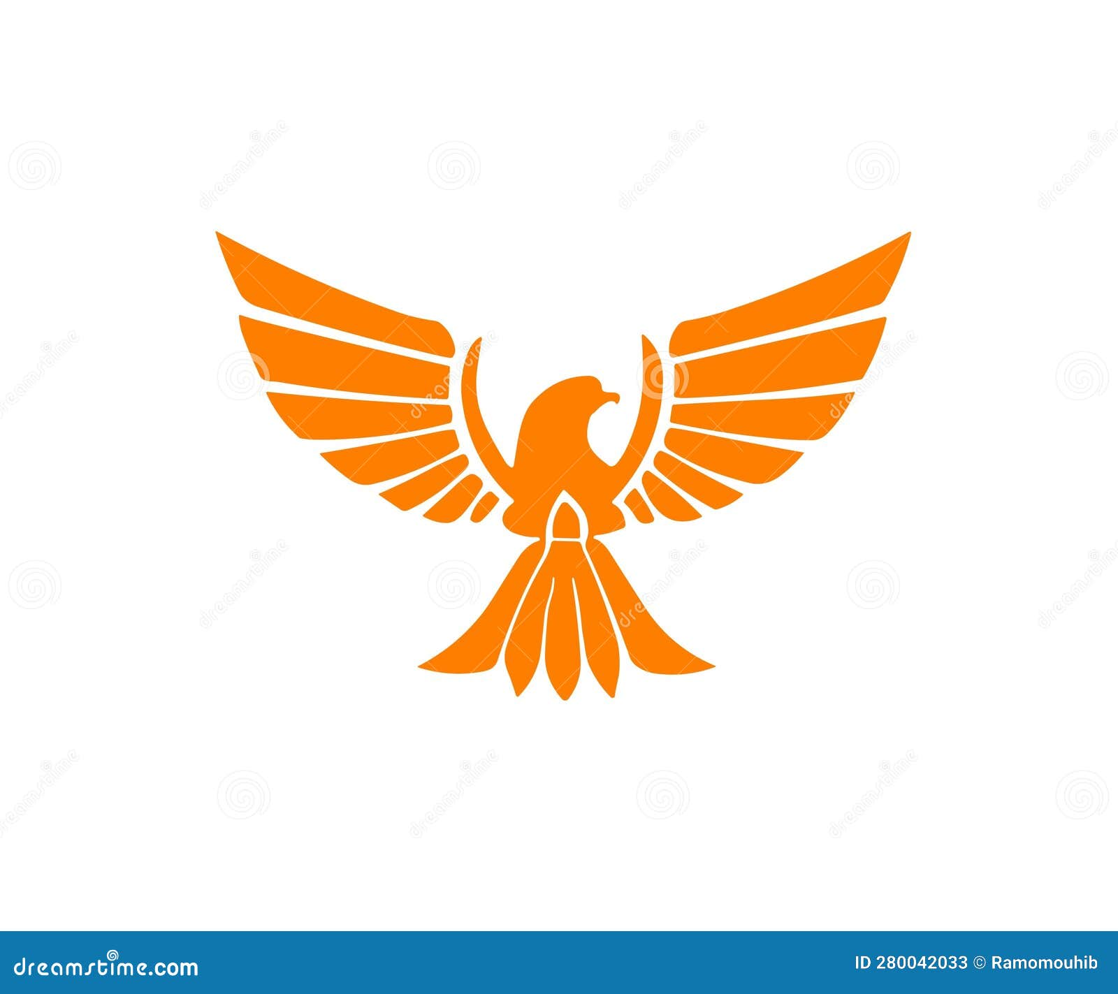 Hawk Logo Eagle Fly Slogan Cartoon Design Stock Illustration ...