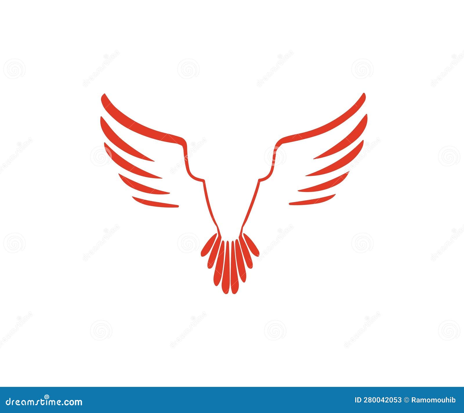 Hawk Logo Eagle Fly Slogan Cartoon Design Stock Illustration ...