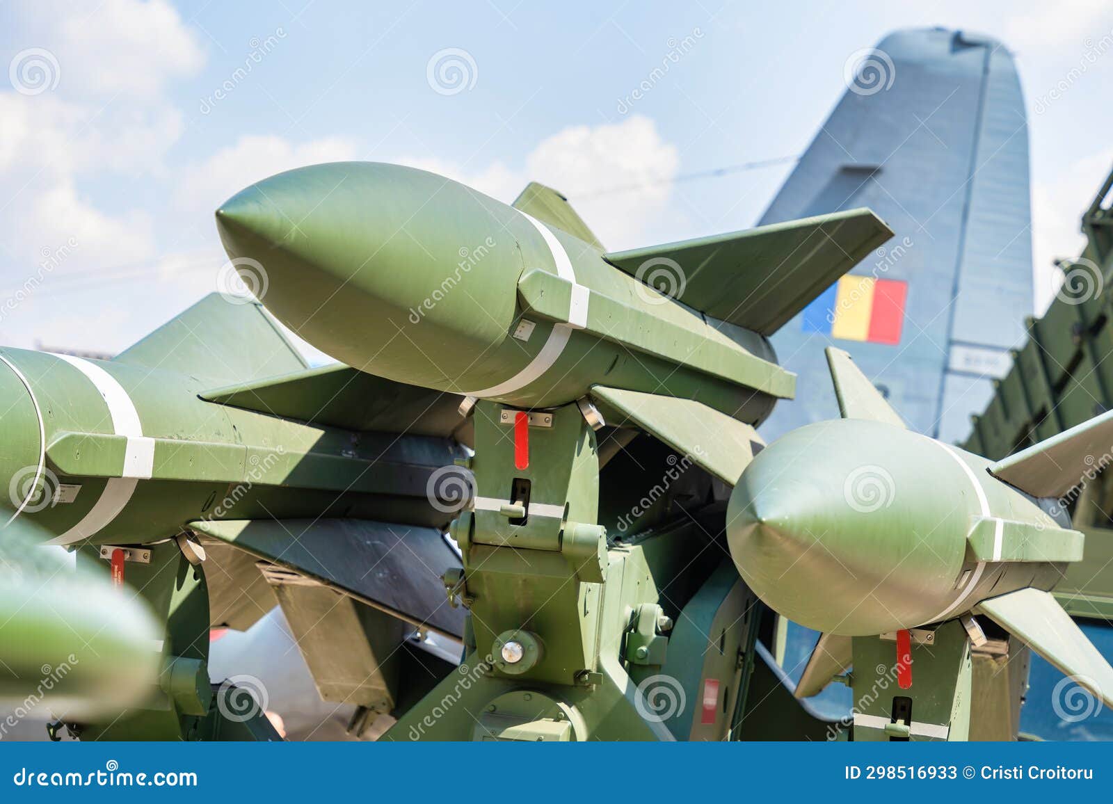 Hawk Medium-range Surface-to-air Missile for Air Defense Stock Image ...