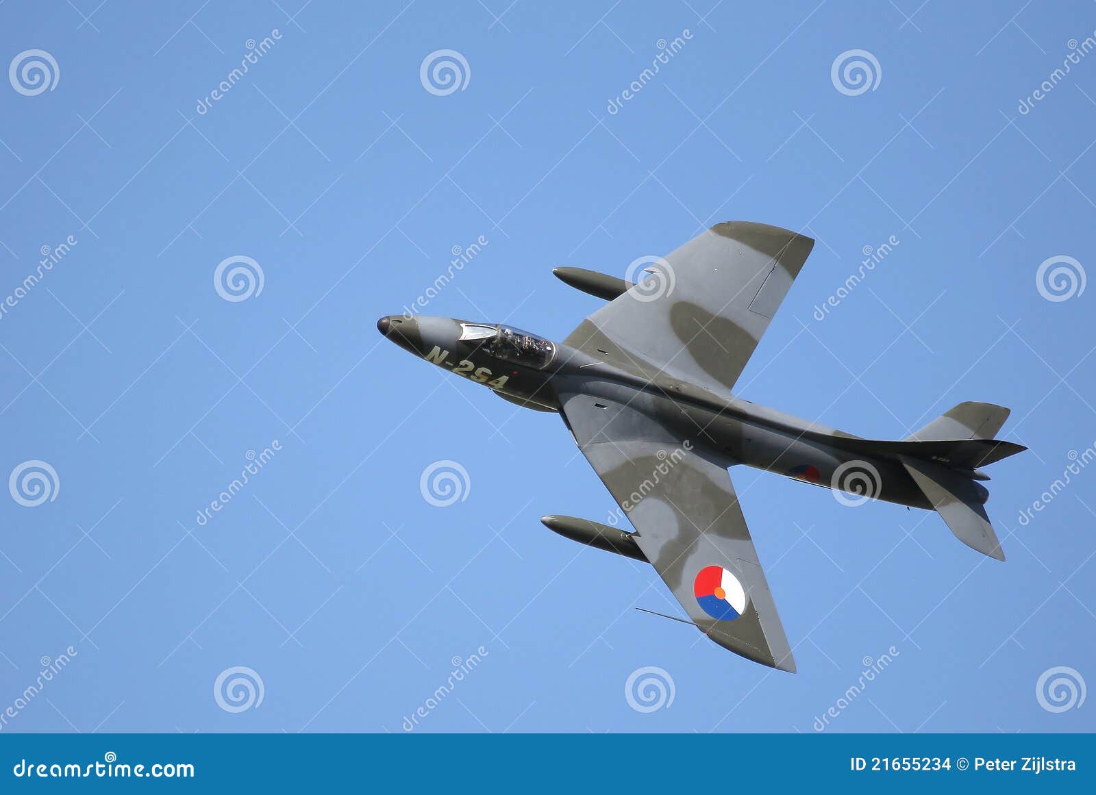 Hawker Hunter F6 - G-KAXF editorial stock image. Image of defense ...