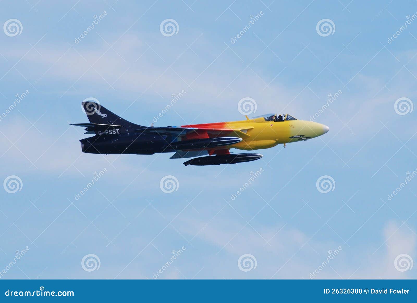 Hawker Hunter fighter jet editorial image. Image of miss - 26326300