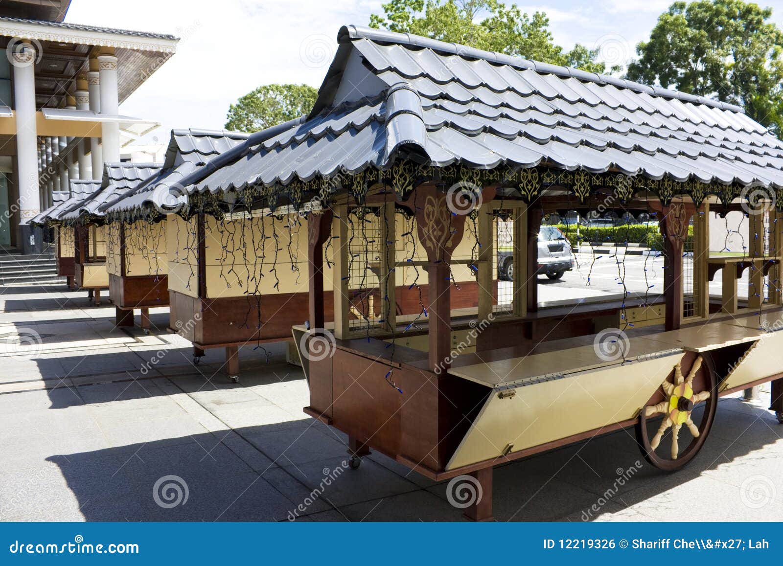 Hawker Vendor Carts, Brunei Stock Photo - Image of roadside, business ...