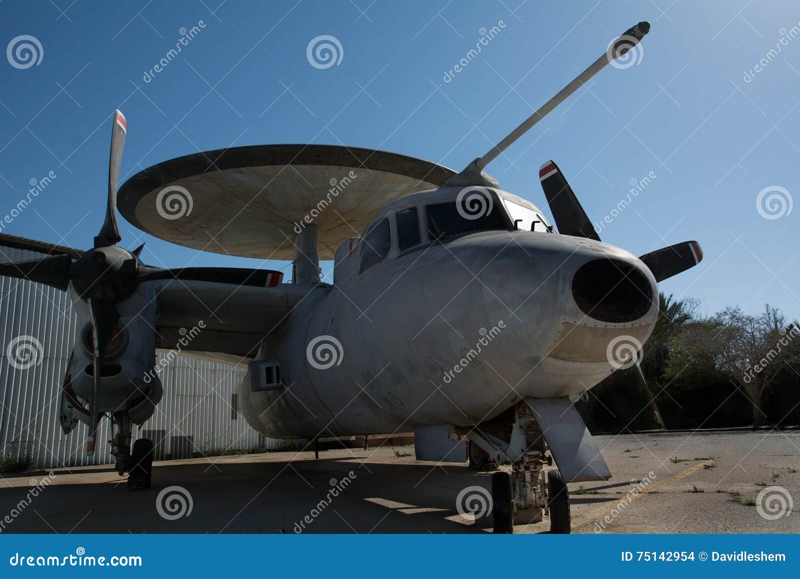 Hawkeye E-2 closeup stock photo. Image of patrol, grey - 75142954