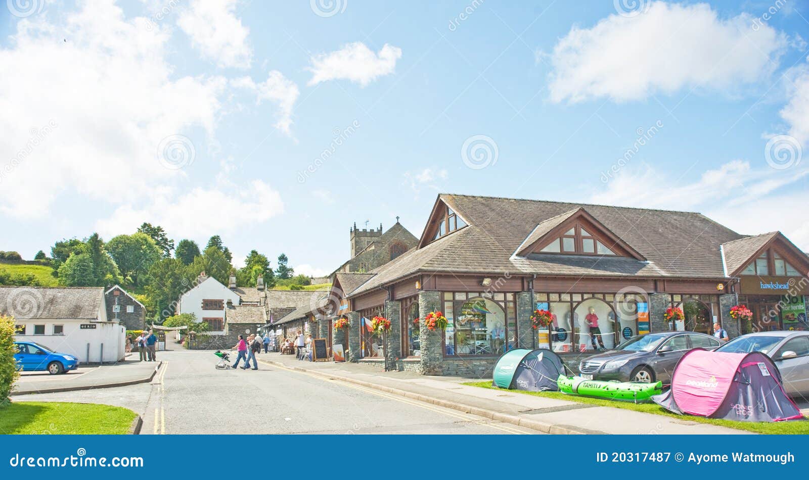 Hawkshead: Scenic Destination. Editorial Photography - Image of england ...