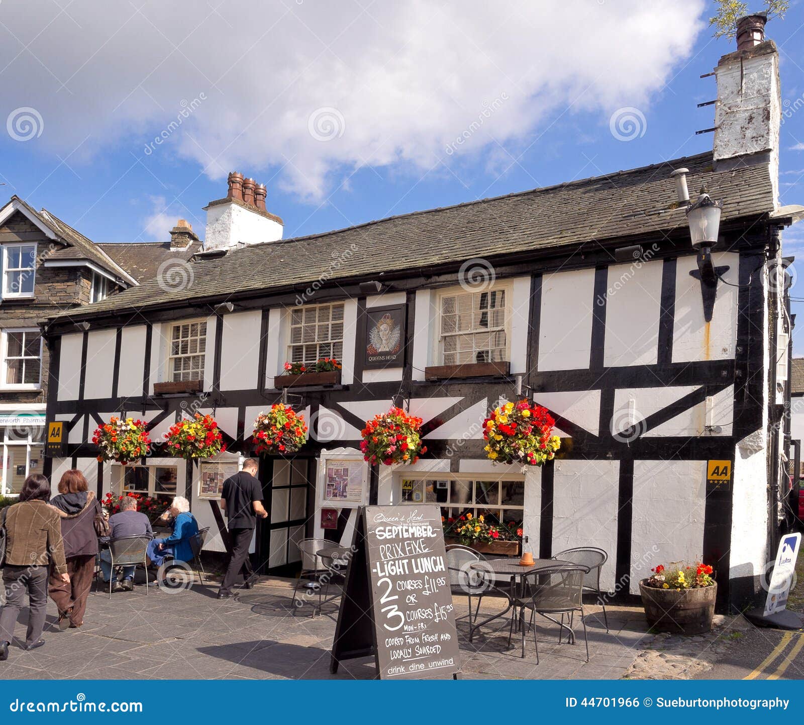 Hawkshead Village Editorial Image | CartoonDealer.com #44701966