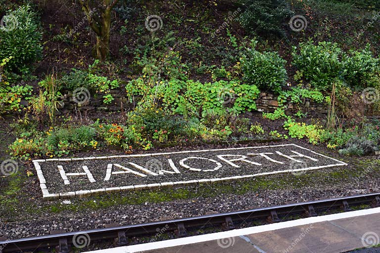 Haworth sign stock image. Image of yorkshire, dales, rural - 76703513