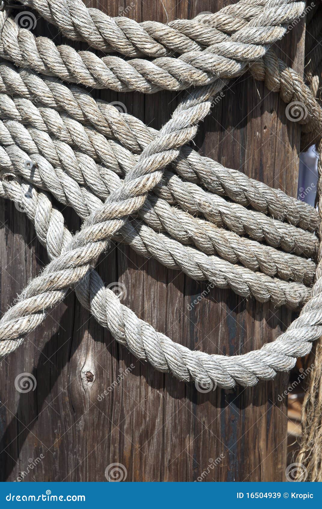 The hawser stock image. Image of boat, harbour, rope - 16504939