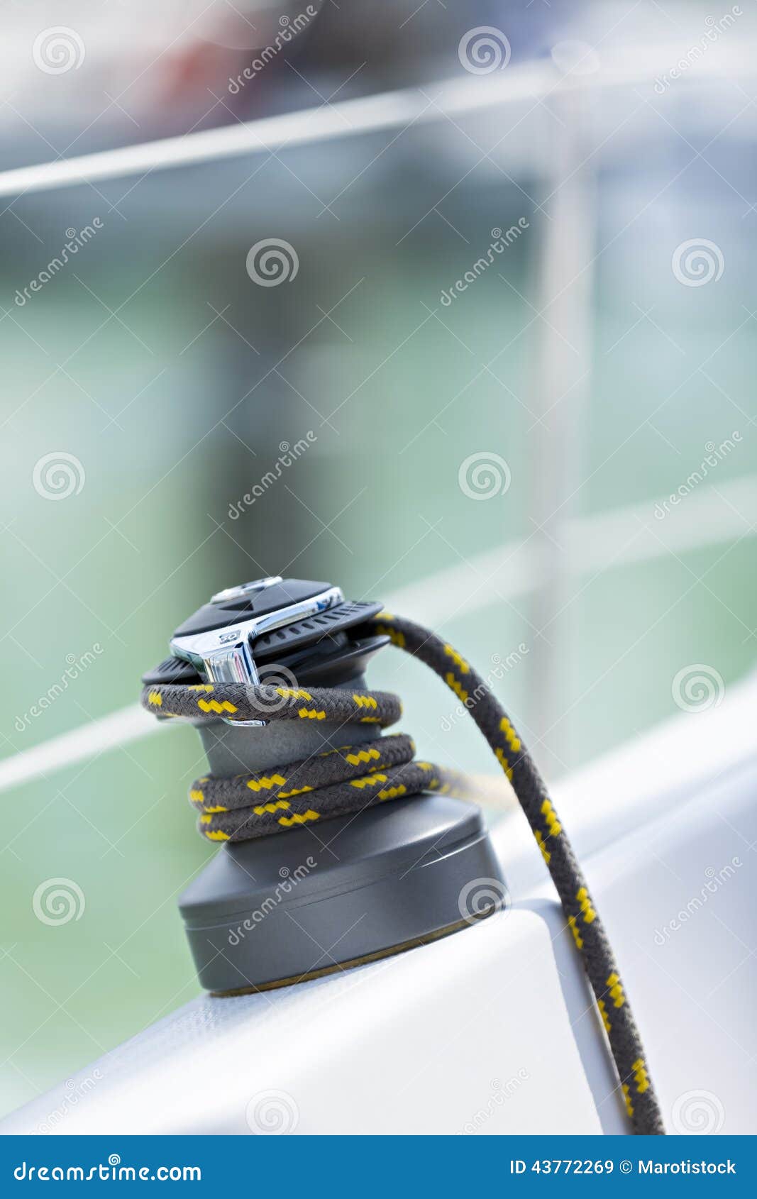 Hawser winch stock image. Image of deck, cable, lifestyle - 43772269