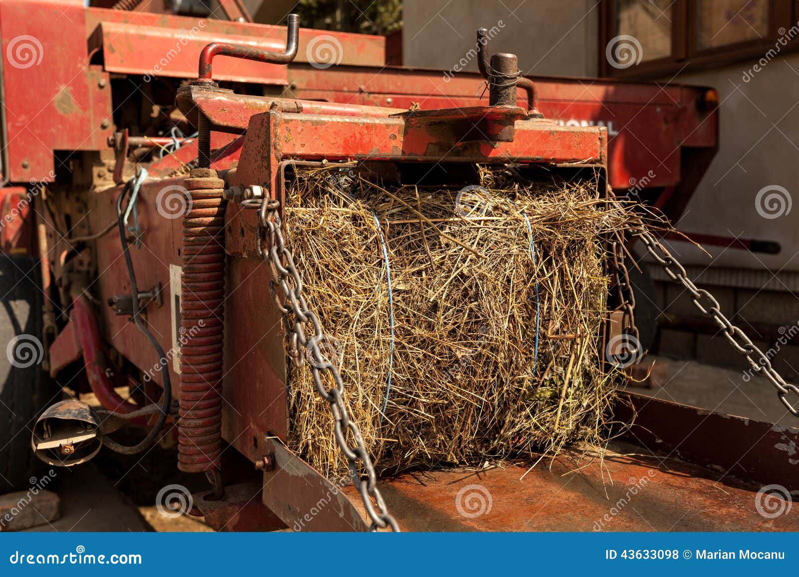 Hay bale stock photo. Image of bales, crop, harvest, feed - 43633098