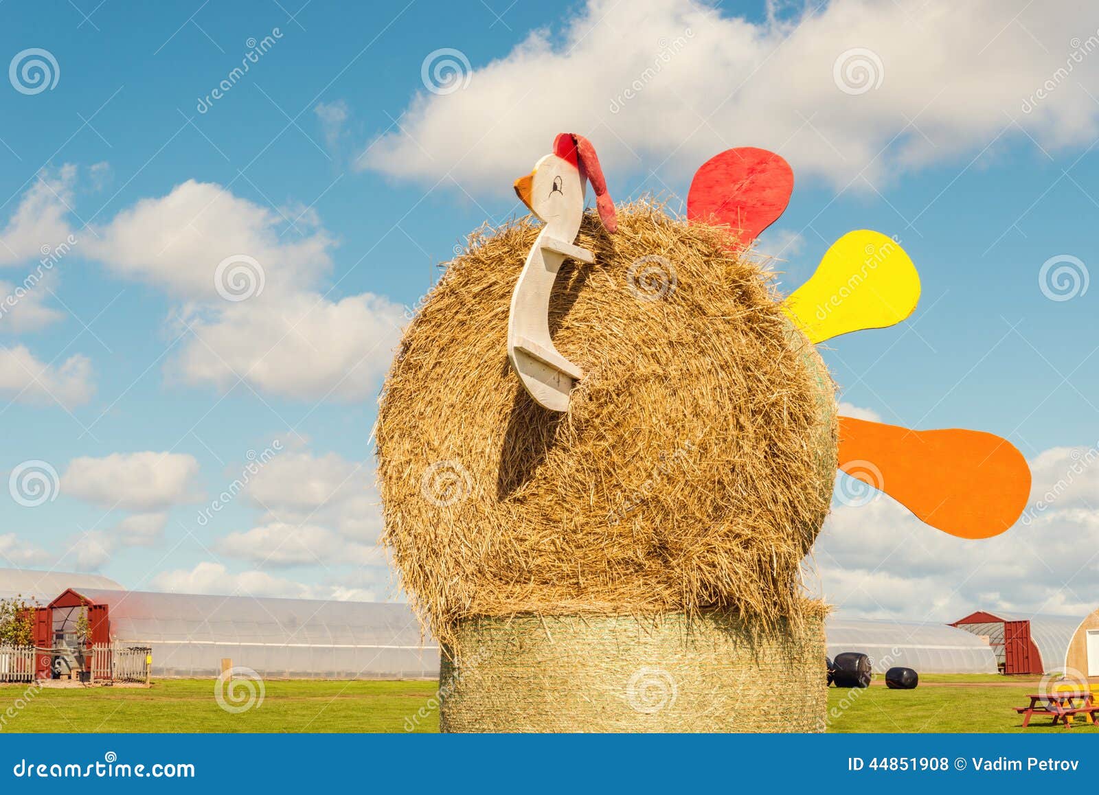 Hay Bale Figure stock photo. Image of island, prince - 44851908