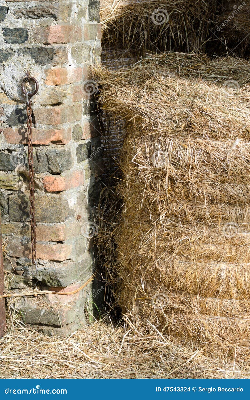 Hay bales stock photo. Image of tourism, farm, barn, architecture ...