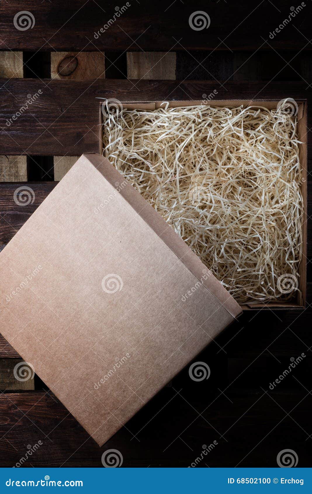 Hay in box stock photo. Image of plants, pallet, wooden - 68502100