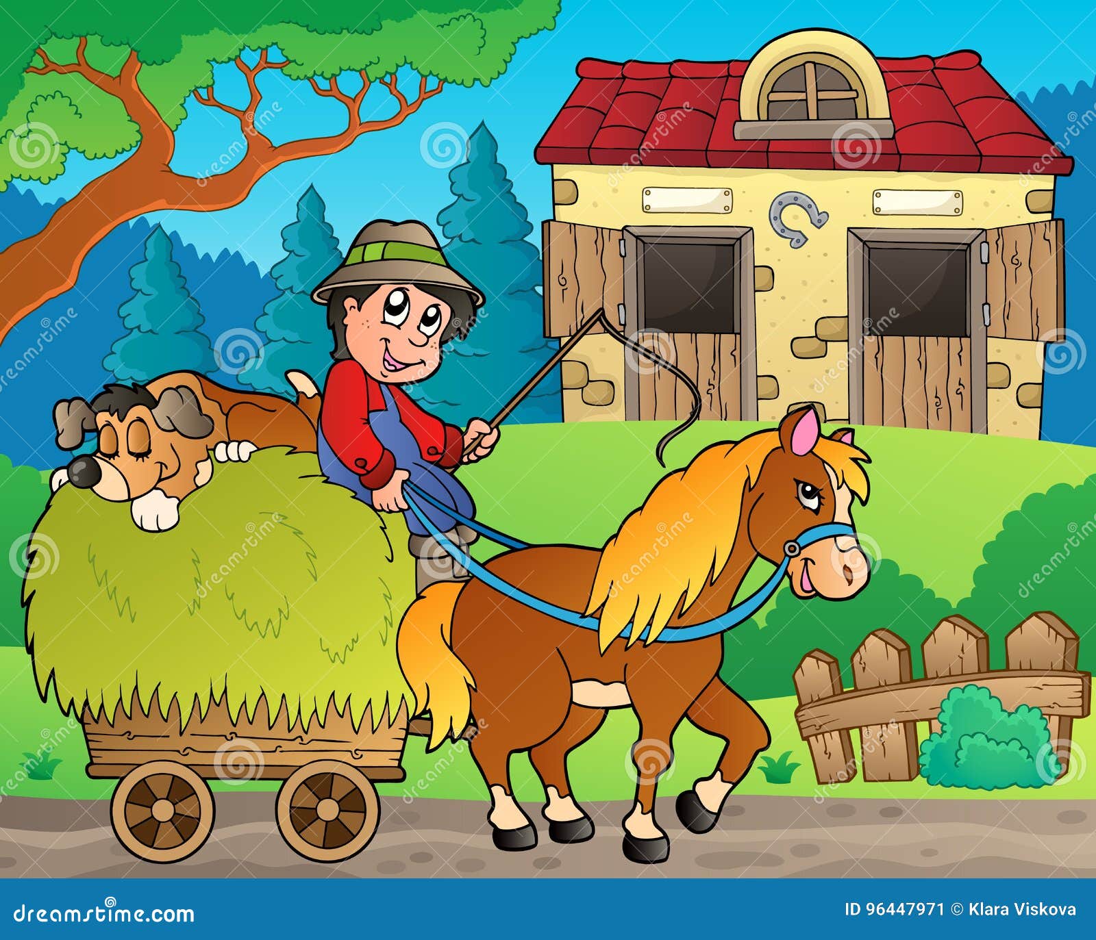 Stable Cartoons, Illustrations & Vector Stock Images - 10916 Pictures ...