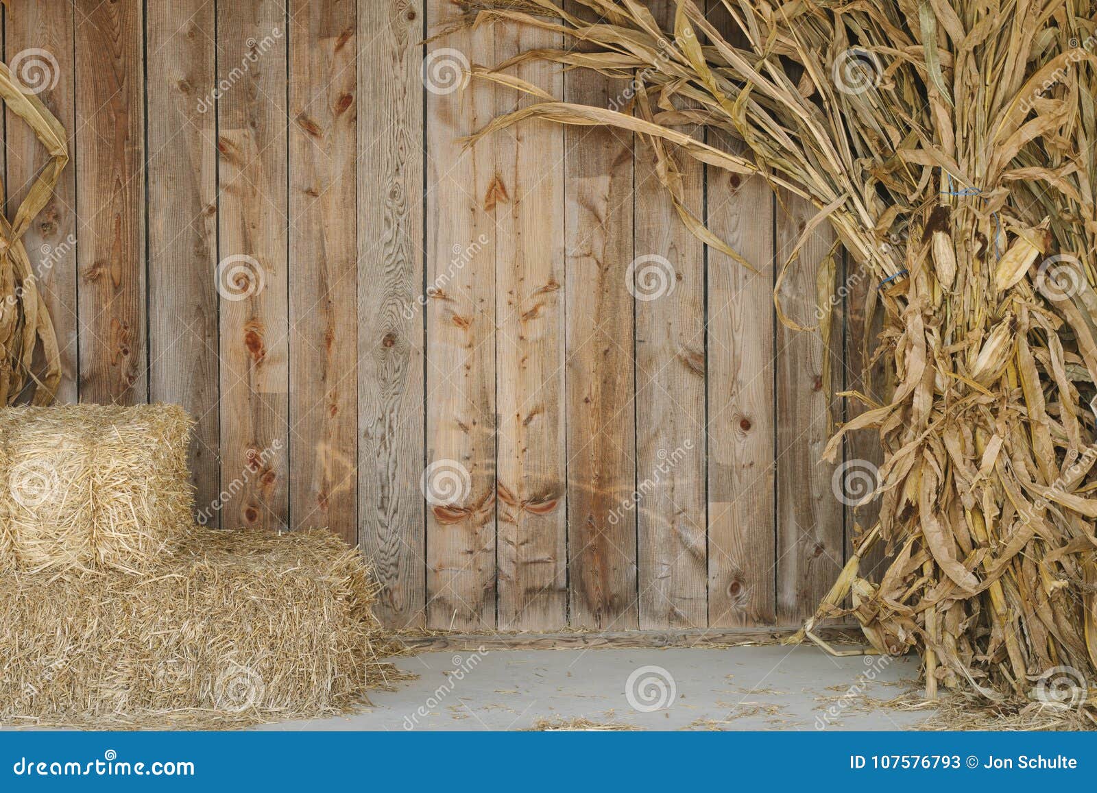 Hay and Corn Stalk Background Stock Image - Image of architecture ...