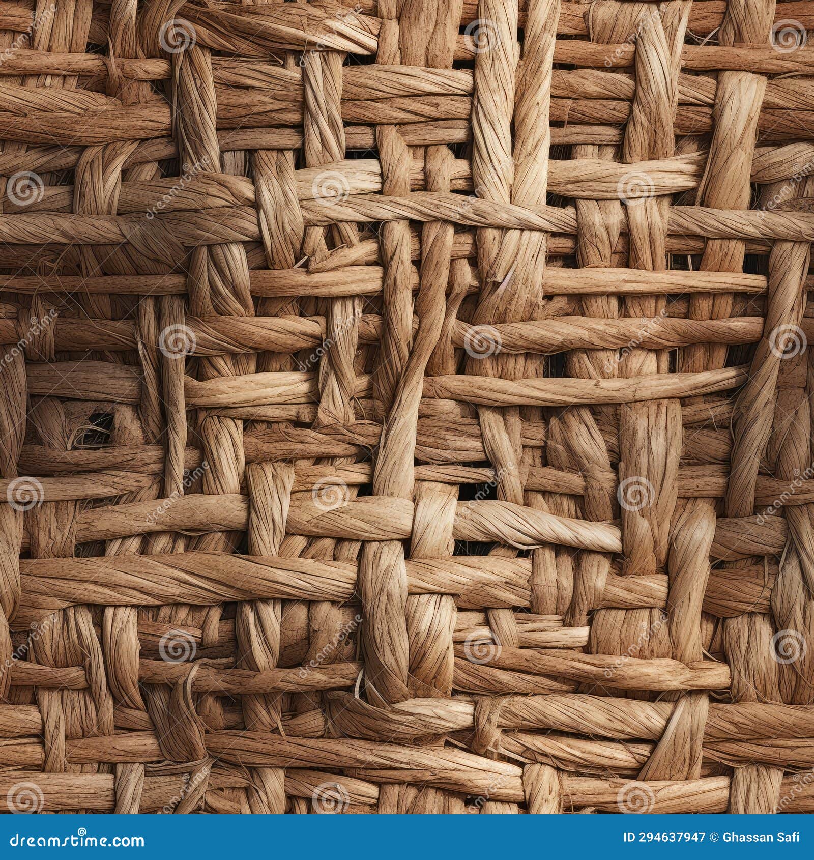 Hay Interweaved Seamless Pattern Illustration Stock Illustration ...