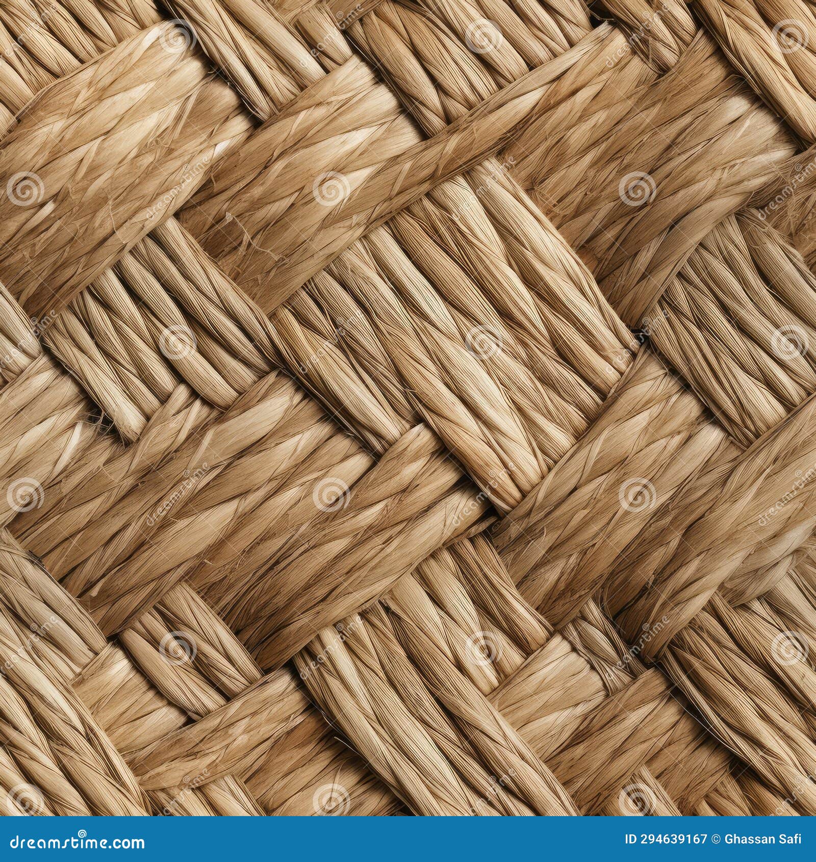 Hay Interweaved Seamless Pattern Illustration Stock Illustration ...