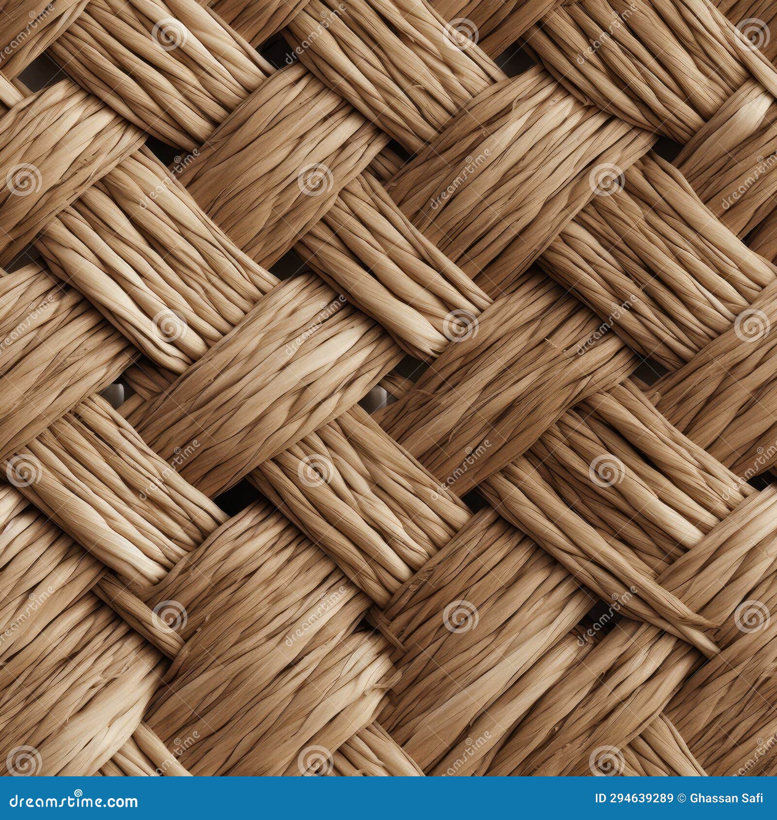 Hay Interweaved Seamless Pattern Illustration Stock Illustration ...