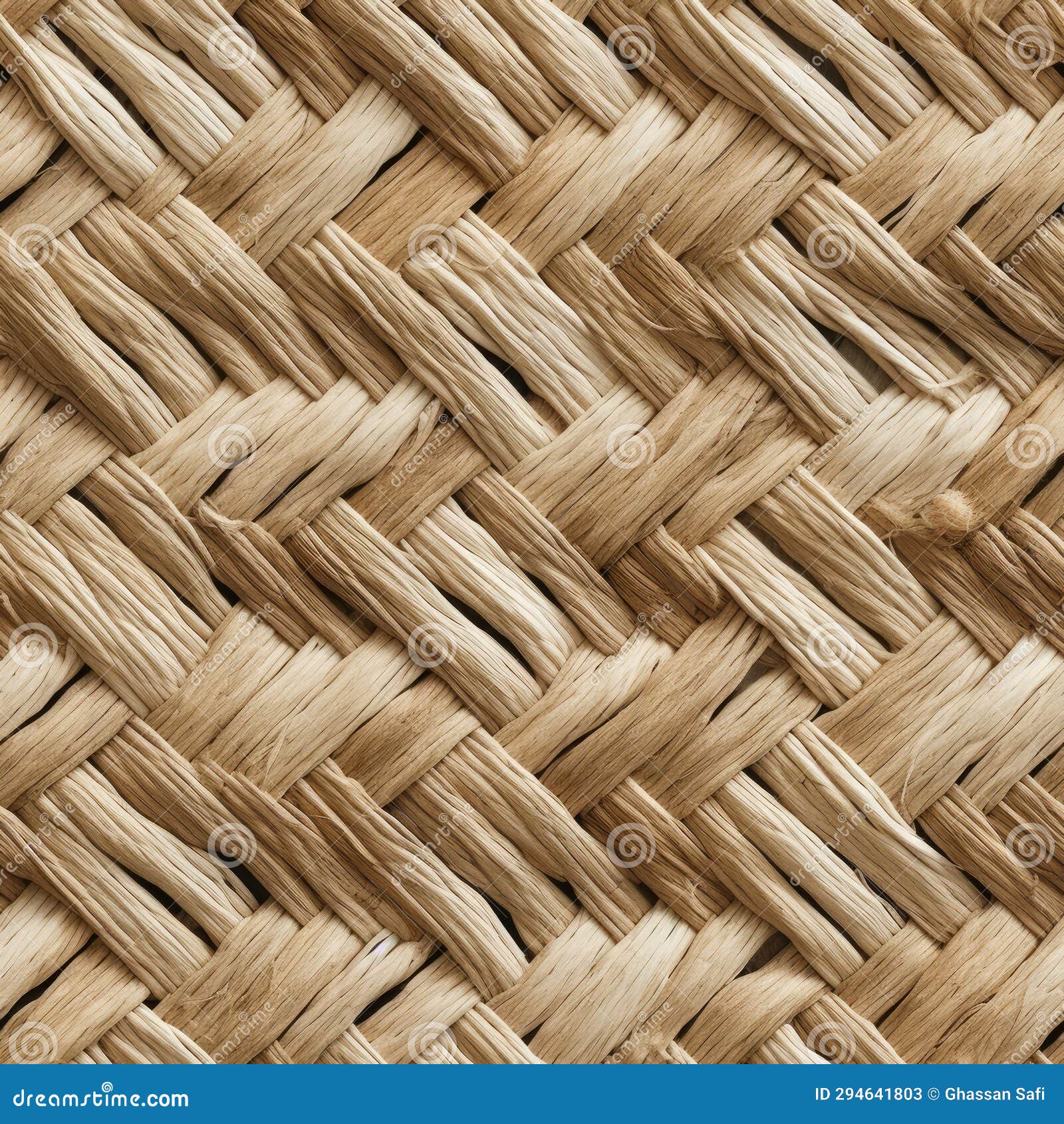 Hay Interweaved Seamless Pattern Illustration Stock Illustration ...