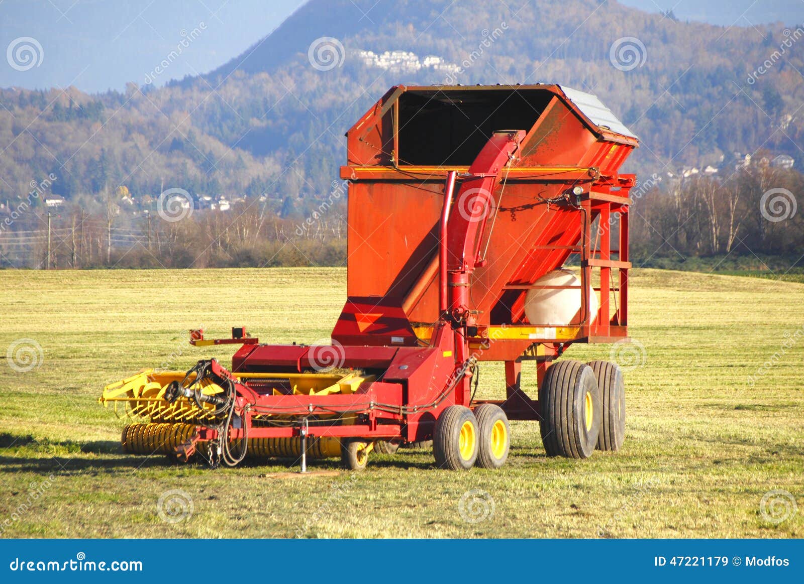 Hay Maker stock image. Image of equipment, farm, grass - 47221179