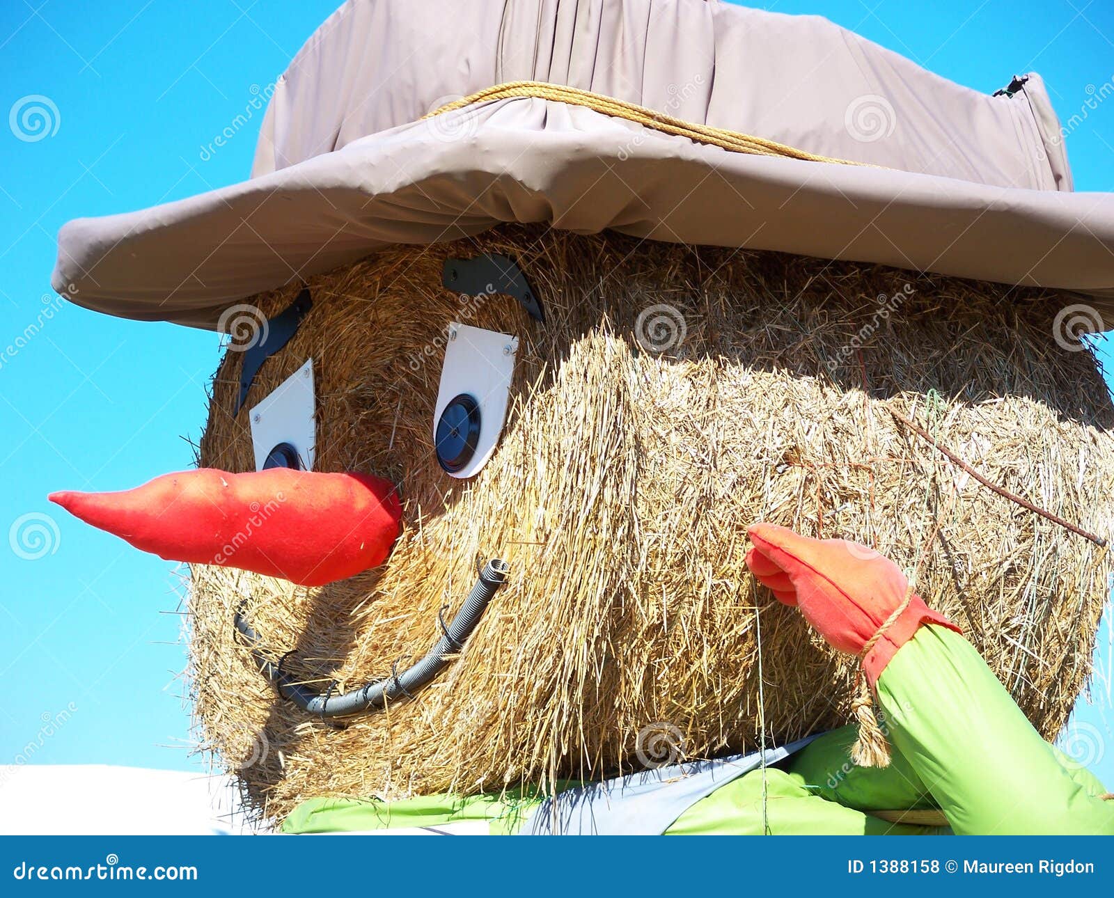 Hay Man stock photo. Image of crafts, grateful, scarecrow - 1388158