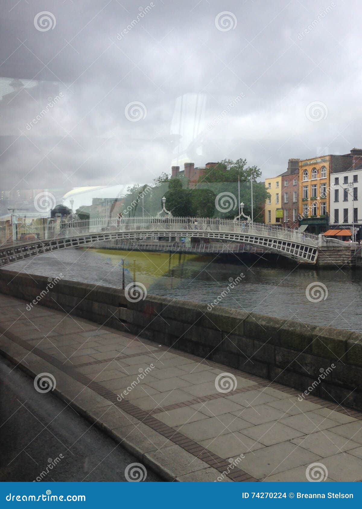 Hay penny bridge editorial stock image. Image of europe - 74270224