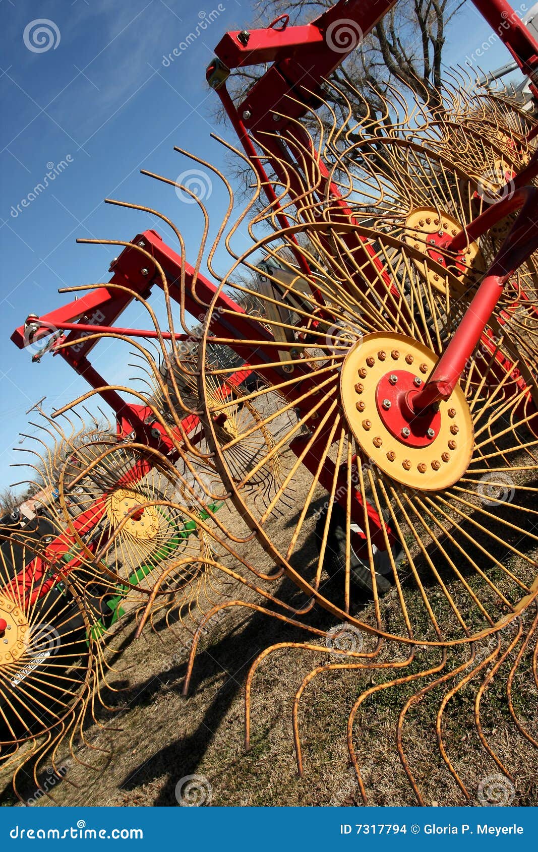 Hay Rake stock photo. Image of land, work, country, tool - 7317794
