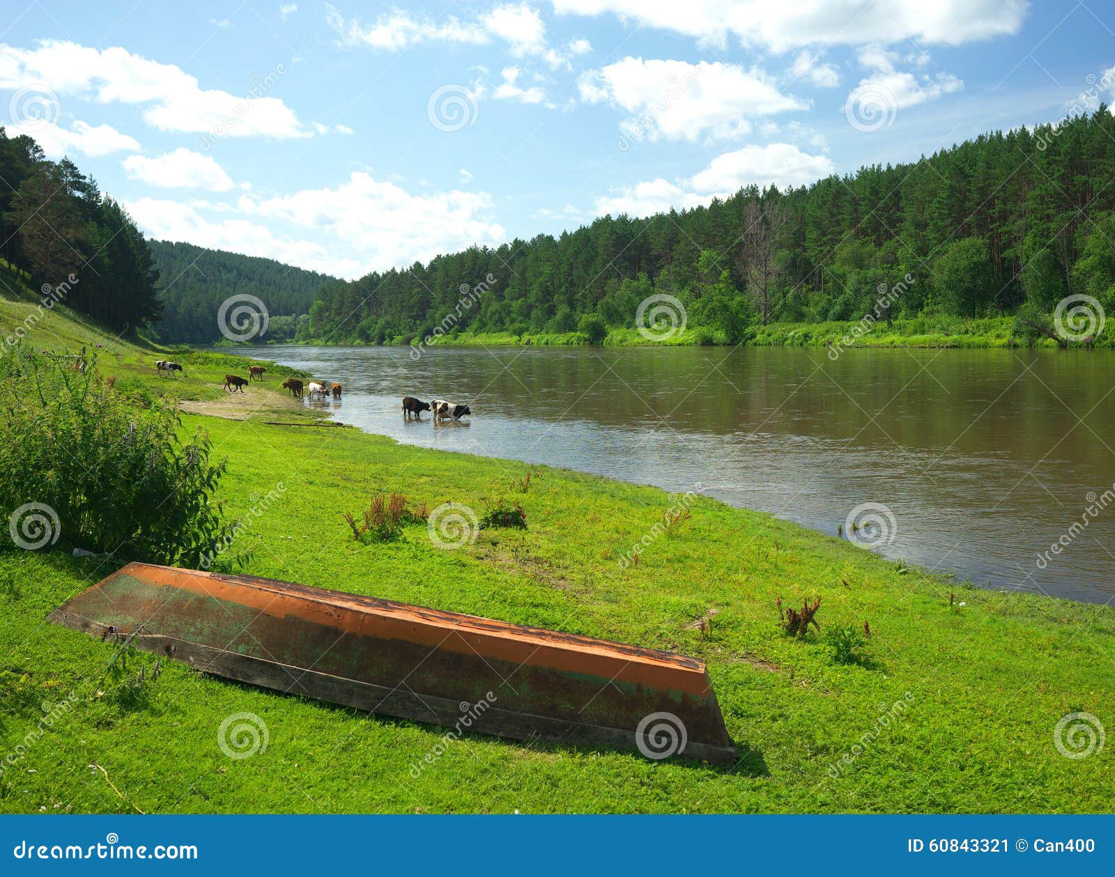 Hay River Rusia, Ural Del Sur Imagen de archivo - Imagen de espacio ...