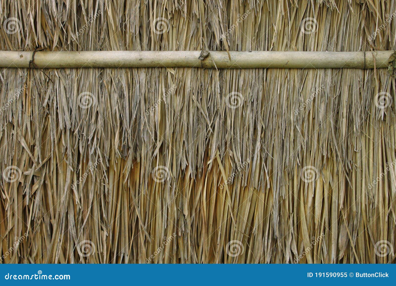 Hay Roof Wall Hut Coverage Texture Natural Material Background Stock ...