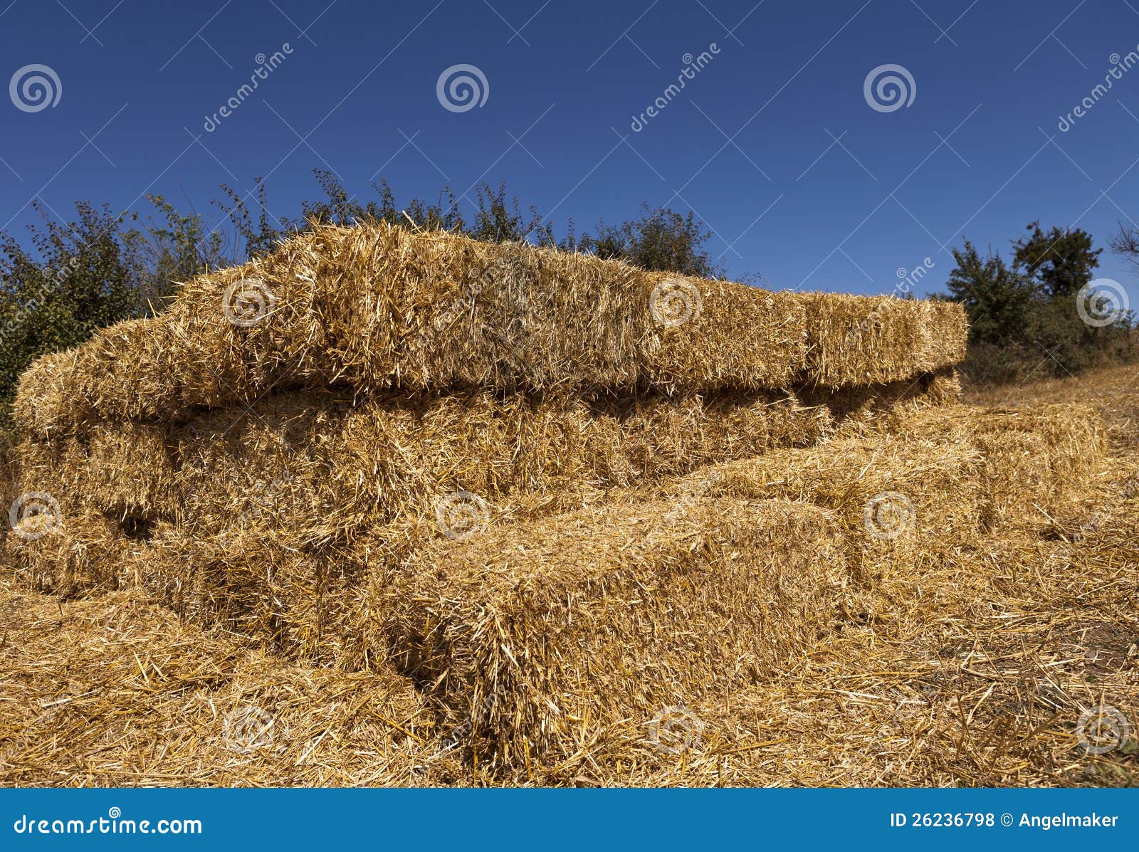 Hay stack stock photo. Image of stack, turkey, cube, anatolia - 26236798