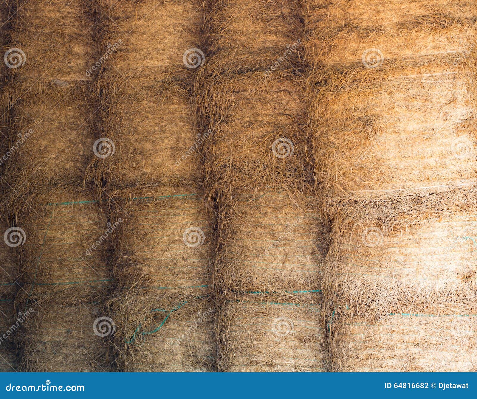 Hay stack in pattern stock photo. Image of feed, agriculture - 64816682