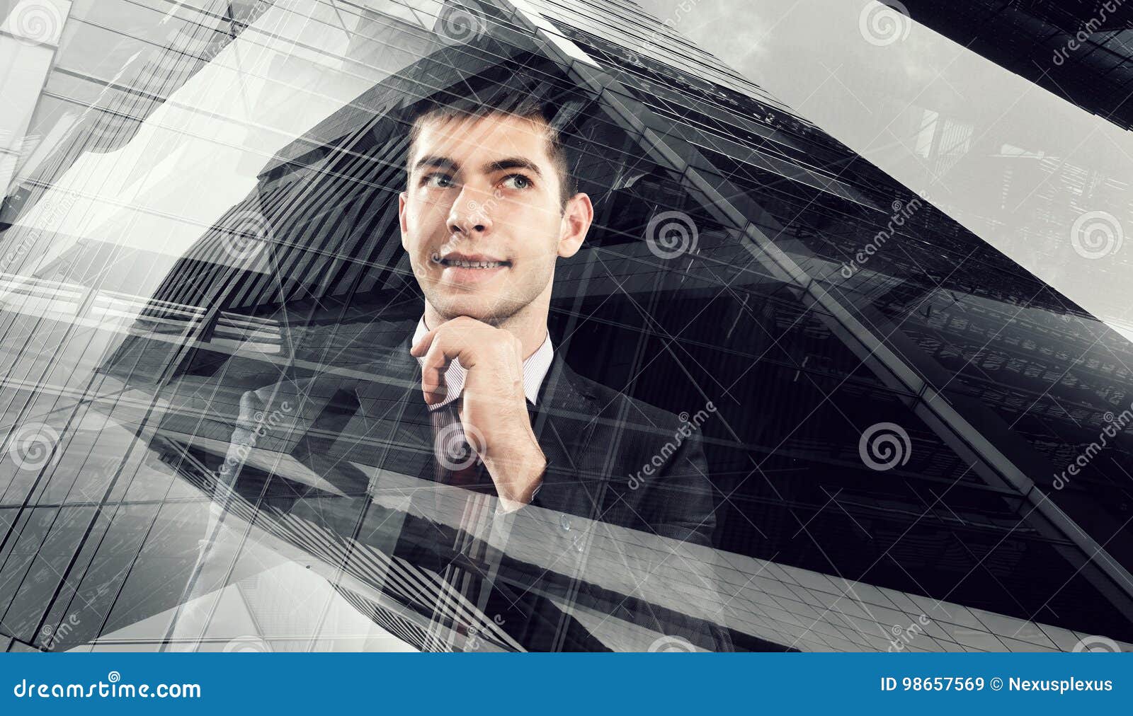 Hay una idea en mi cabeza imagen de archivo. Imagen de creativo - 98657569