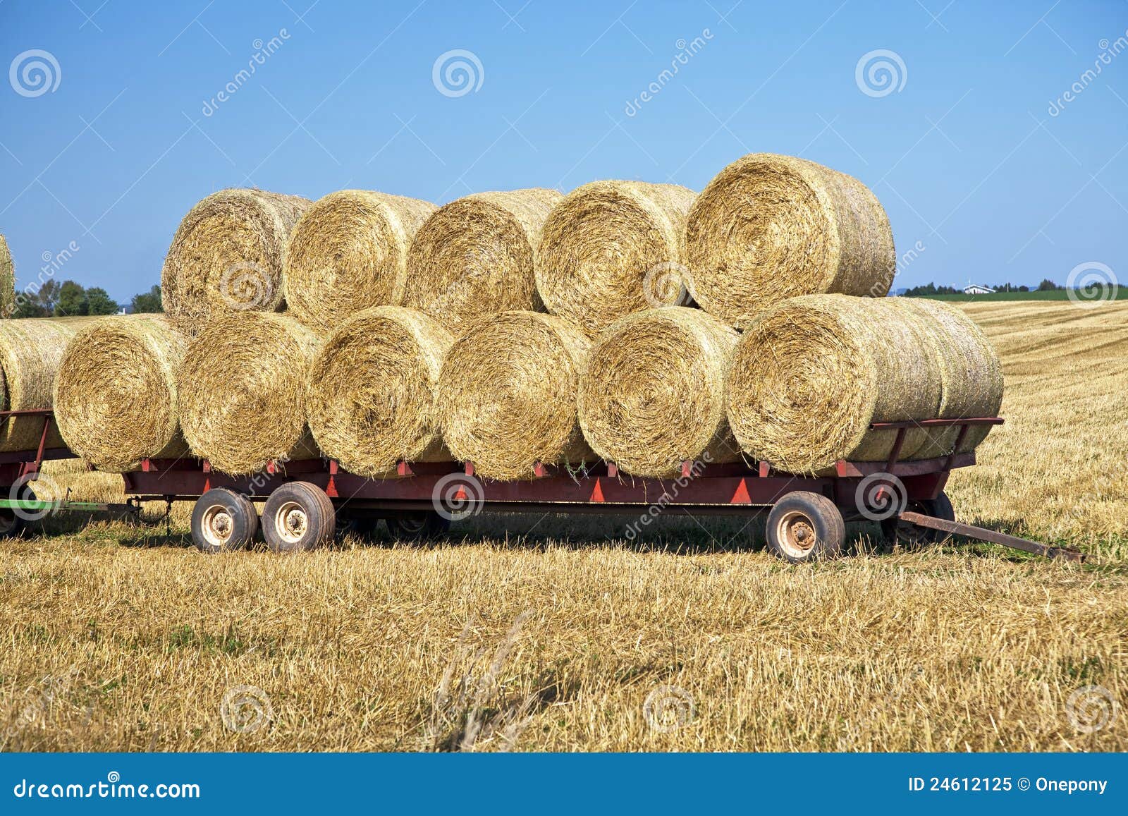 Hay Wagon stock image. Image of island, carriage, farming - 24612125