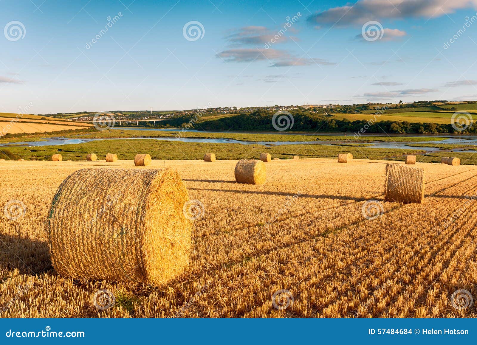 Haybales at Wadebridge stock photo. Image of countryside - 57484684