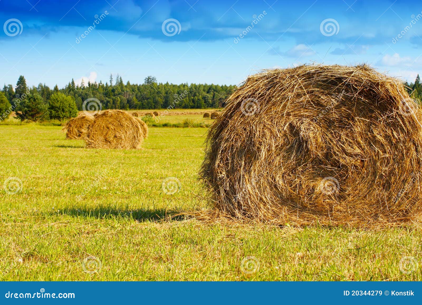 Haycock stock image. Image of bale, harvest, farm, scenery - 20344279