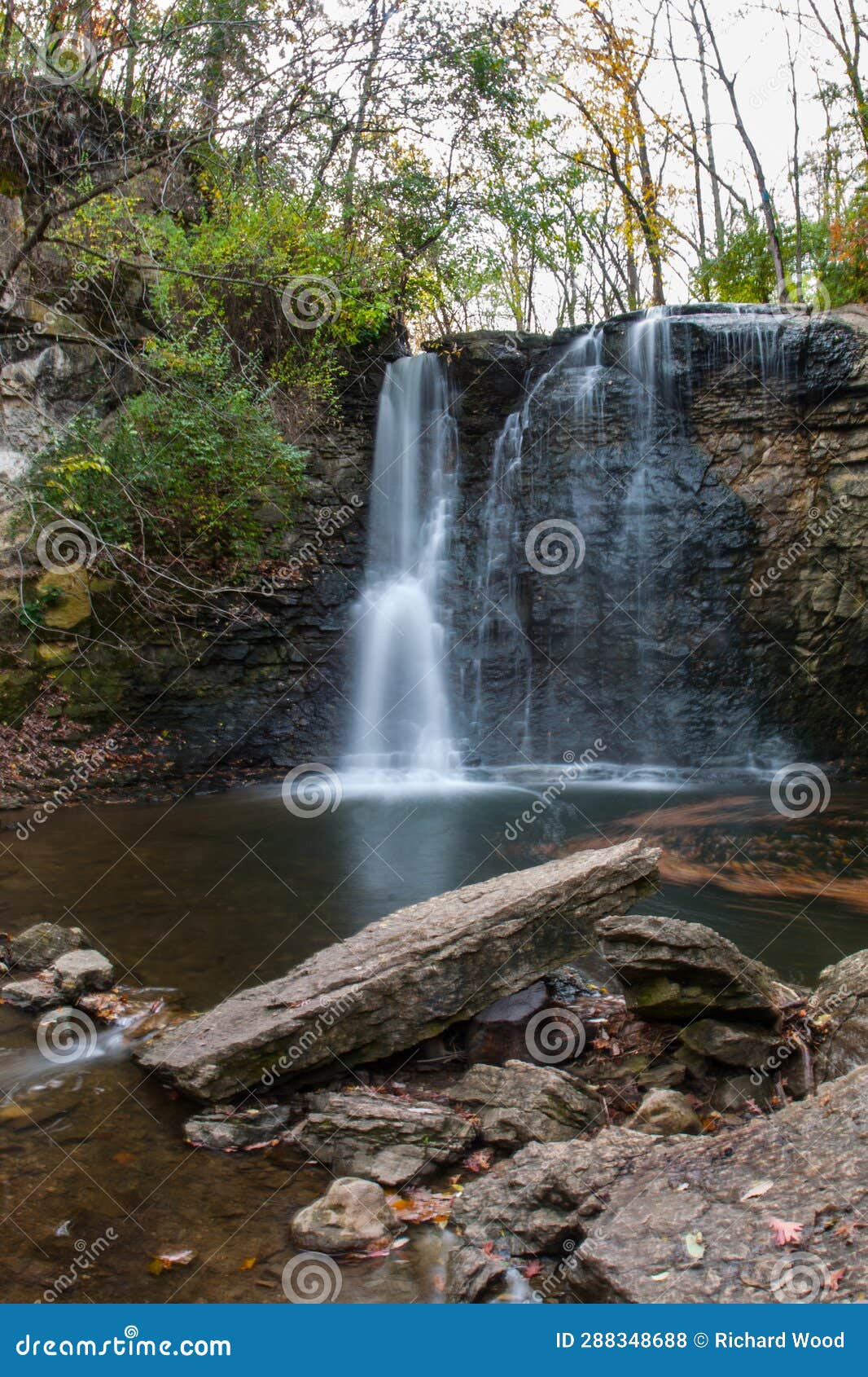 Hayden Run Falls Park, Columbus, Ohio Stock Photo - Image of nature ...