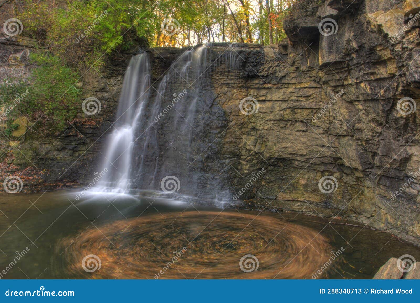 Hayden Run Falls Park, Columbus, Ohio Stock Image - Image of columbus ...