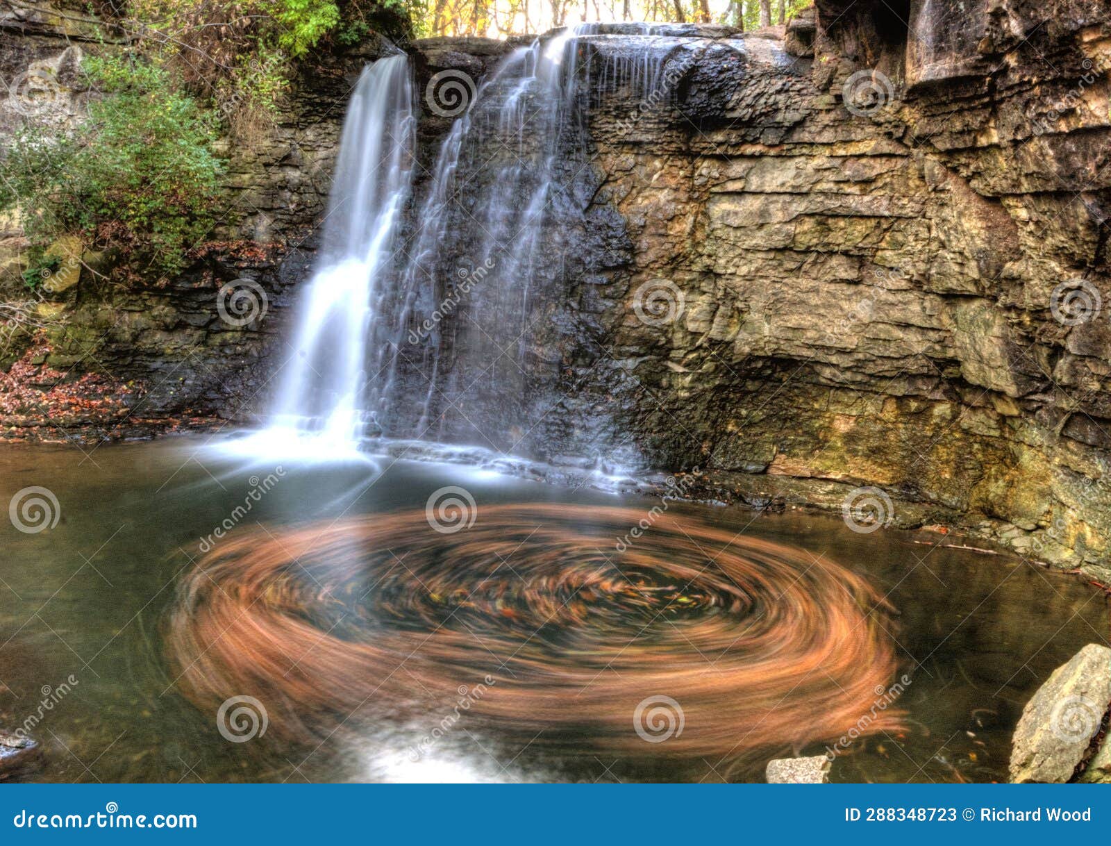 Hayden Run Falls Park, Columbus, Ohio Stock Image - Image of waterfall ...