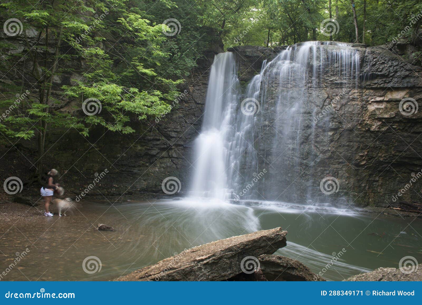 Hayden Run Falls Park, Columbus, Ohio Stock Image - Image of quot, ohio ...