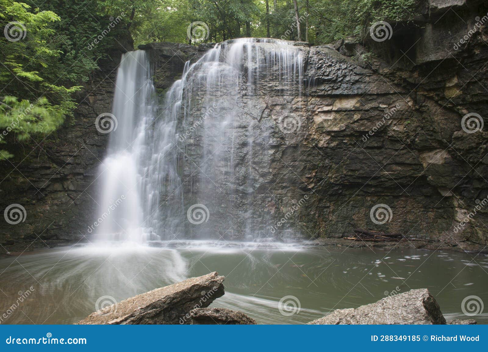 Hayden Run Falls Park, Columbus, Ohio Stock Image - Image of columbus ...