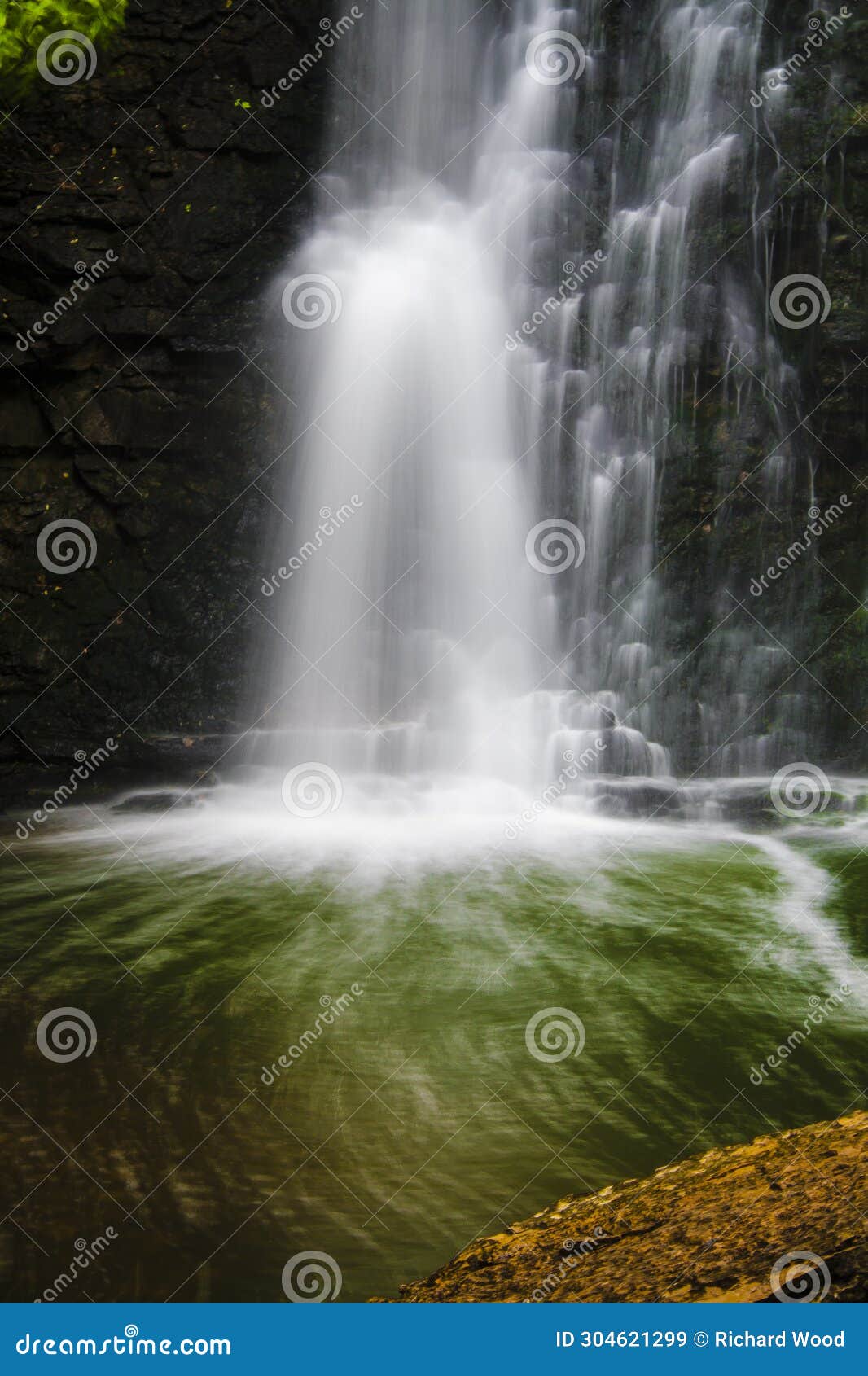 Hayden Run Falls in Summer, Columbus, Ohio Stock Image - Image of ...
