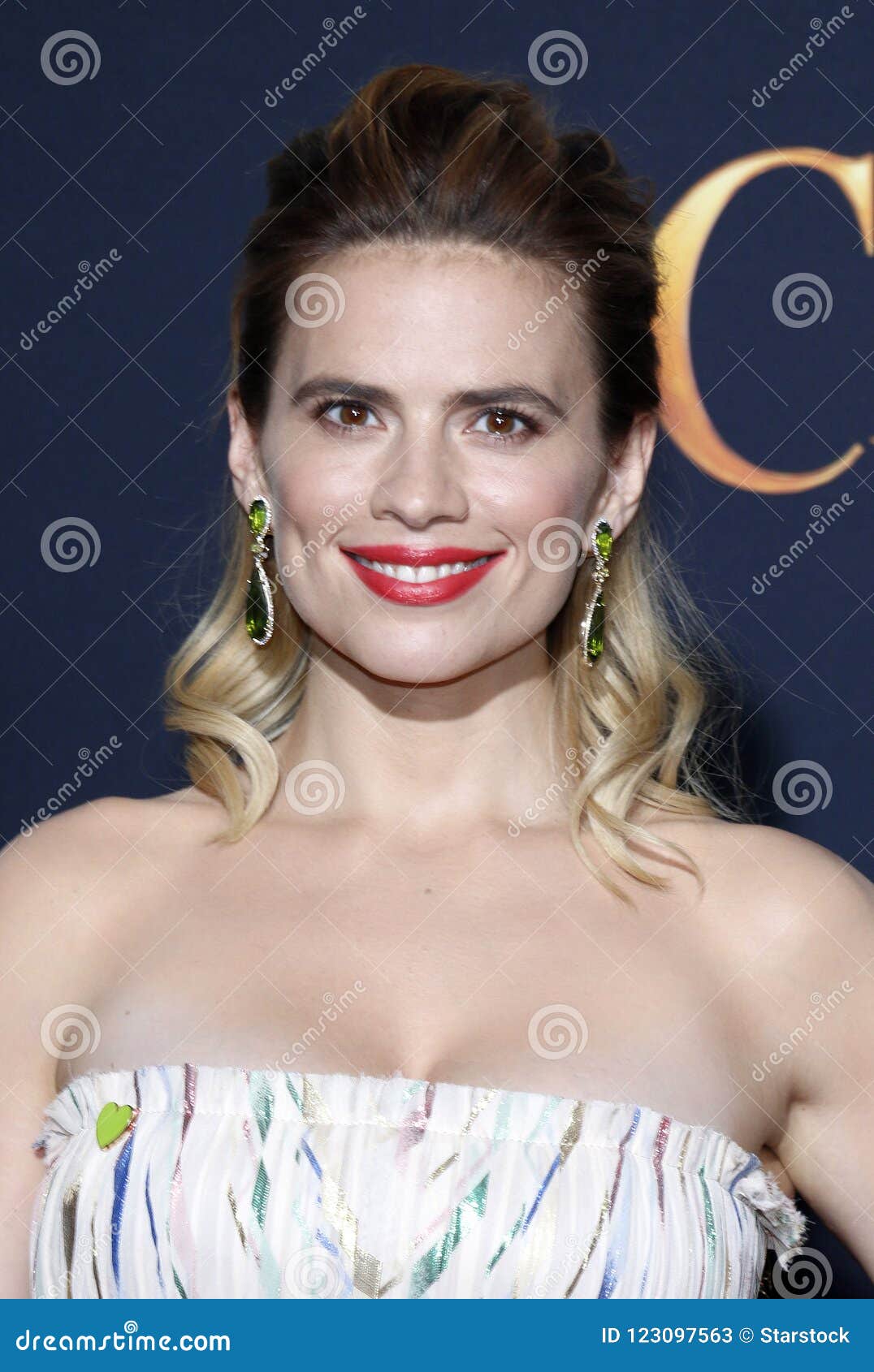 Hayley Atwell foto de archivo editorial. Imagen de celebridades - 123097563